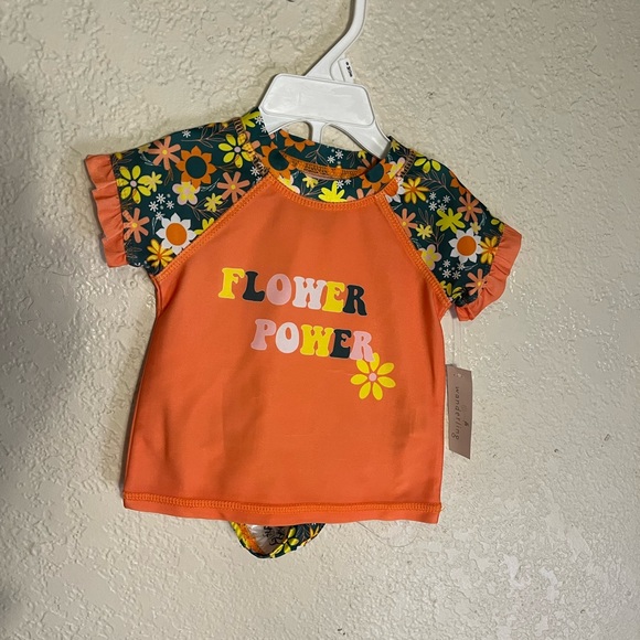 wanderling | Swim | Baby Girls Flower Power Swim Set | Poshmark